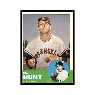 1963 Topps Ken Hunt Angels #207 | eBay