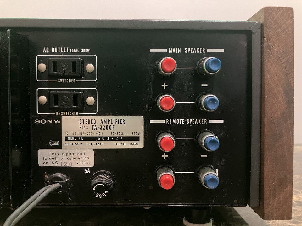 Vintage 1970 Sony TA-3200F Solid State Stereo Power Amplifier | eBay