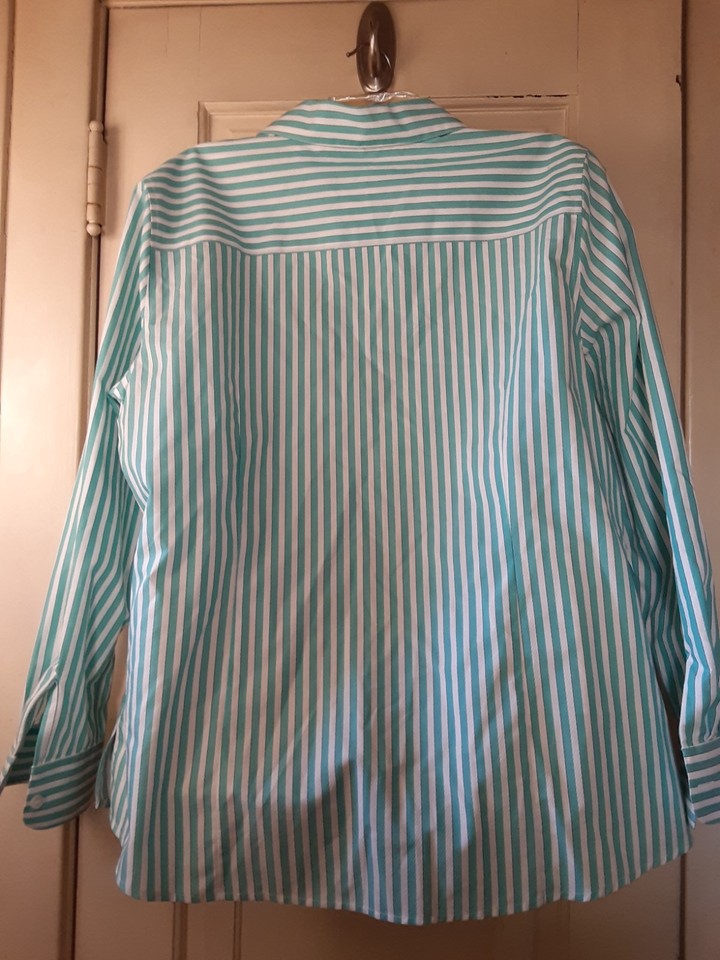 Foxcroft Woman's Long Sleeve Shirt Size XL NEW | eBay