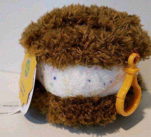 2025 Giggle Scape Plush RAINBOW CHIP ICE CREAM SANDWICH CLIP 5" New ...