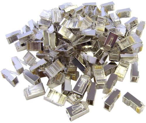 UbiGear® 1000Pcs Shielded RJ45 CAT6 8P8C Modular Network Cable LAN ...