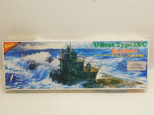 Nichimo German U-Boat Type IXC Wolf Pack Submarine Model Kit: 1/200 ...