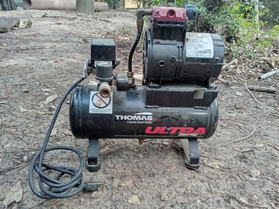 Thomas Ultra Air-Pac Oil-Free Air Compressor – 2 Gallon Tank, 115V ...