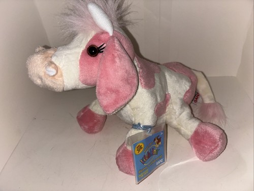 Webkinz Ganz Plush Strawberry Cow New Sealed Code New with Tags Stuffed ...