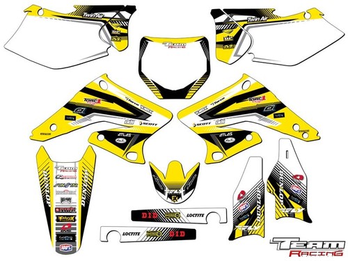 2004-2006 SUZUKI RMZ 250 GRAPHICS KIT DECALS STICKERS RMZ250 DIRTBIKE ...