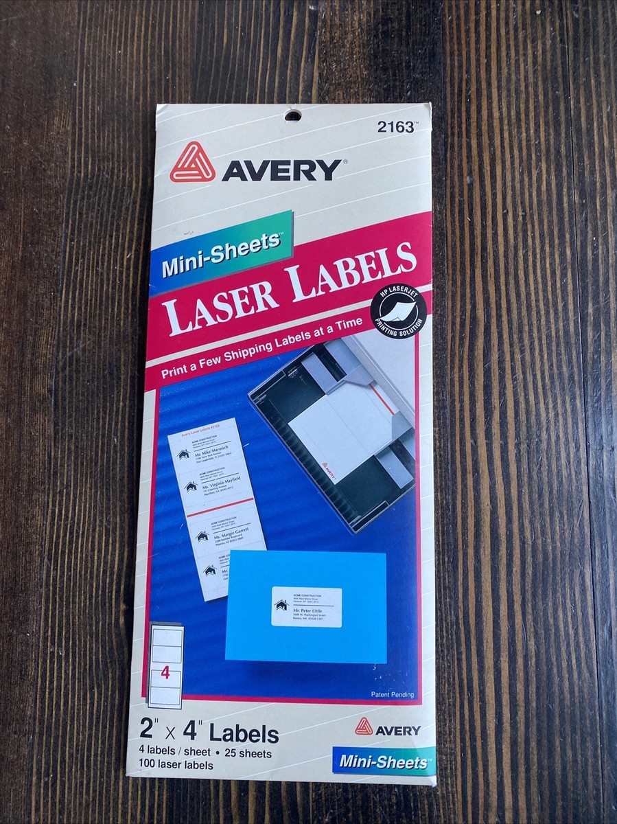 Avery 2163 Labels
