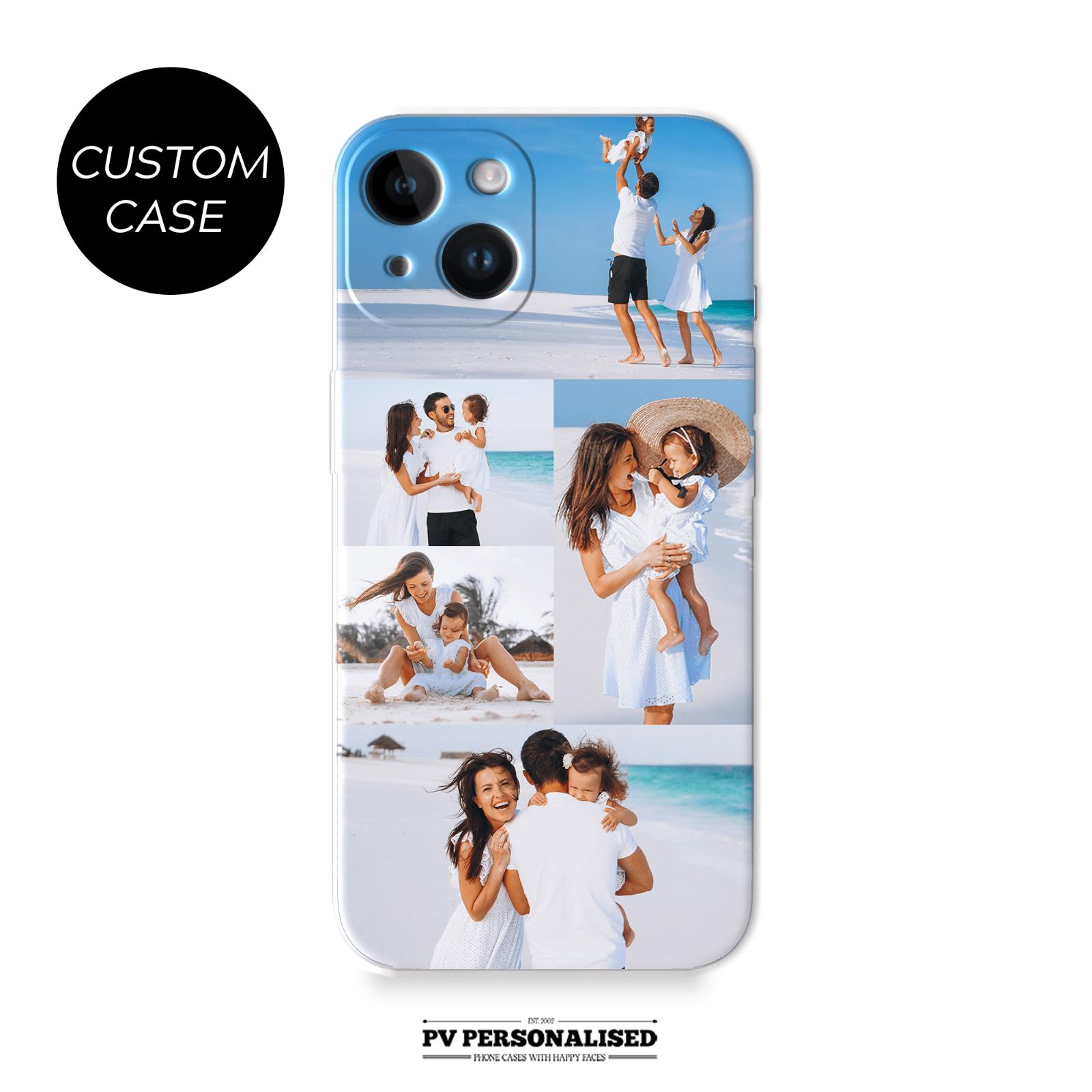 Personalised Phone Case Photo Collage Cover For iPhone 14 15 For ...