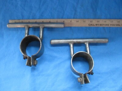 Pair Vintage Dock Post Cleats Clamp On Bolt Boat Rope C45 | eBay