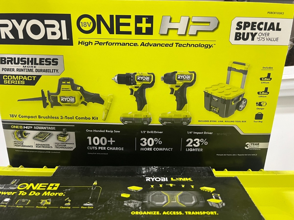 Ryobi Combo Set In Box