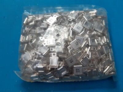 Mica metal clad capacitor 22pF 500V R.F medical application filter r.f ...