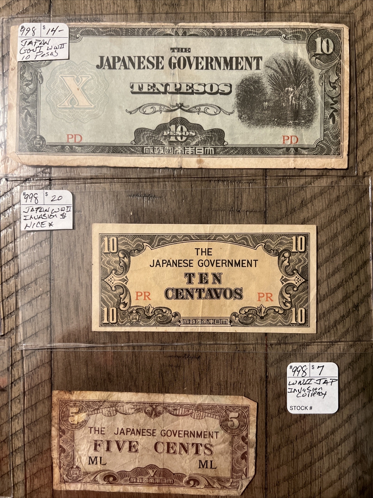 Large Vintage Currency Lot Japanese Government Paper Money WW2 | eBay