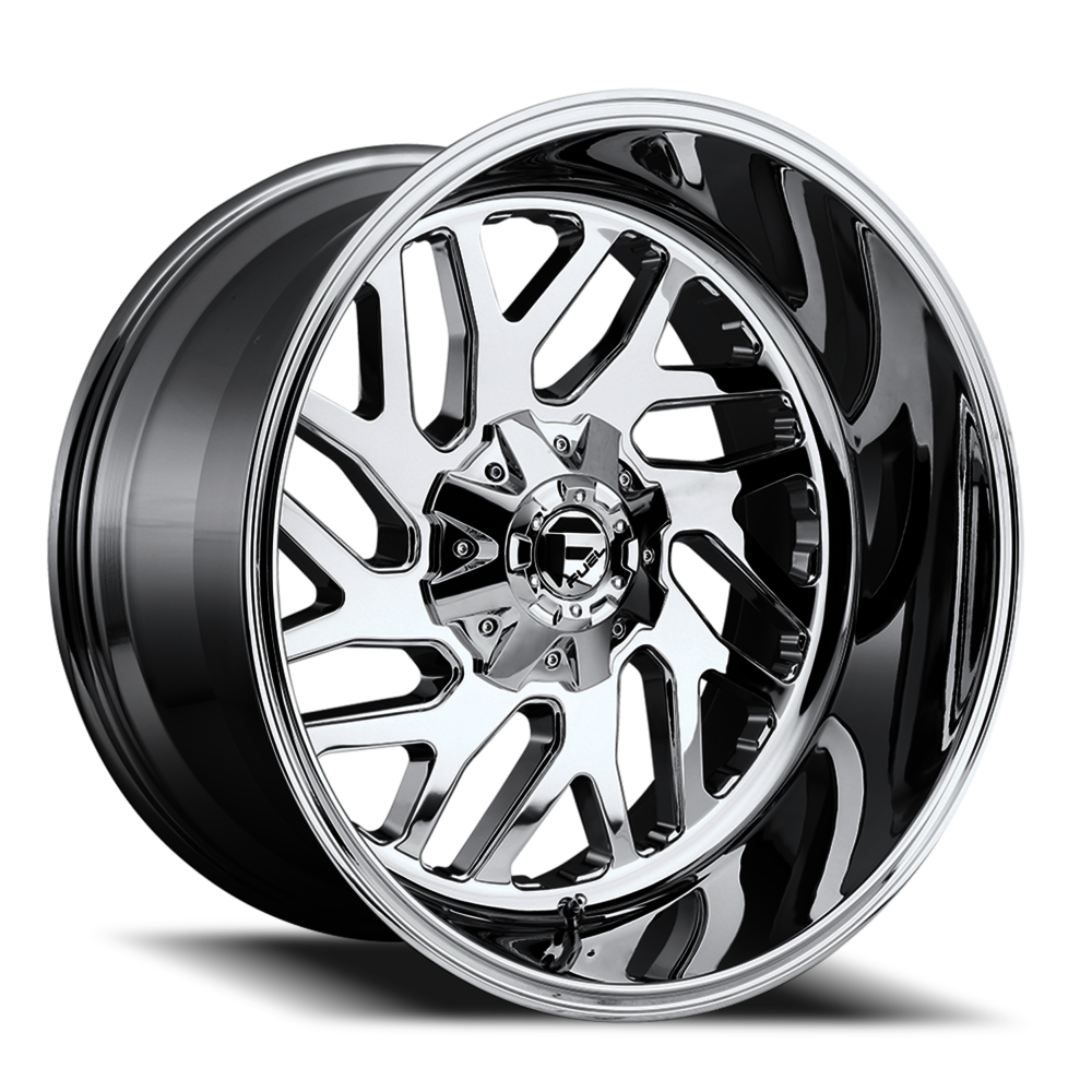 1 NEW CHROME PLATED FUEL WHEELS TRITON D609 24X12 8-165.10 (112206) | eBay