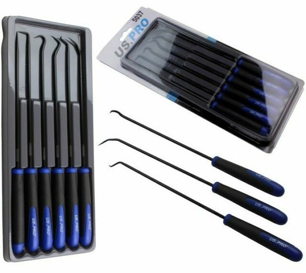US PRO 5037 Tools 6pc Long Reach Pick & Hook Set for sale online | eBay