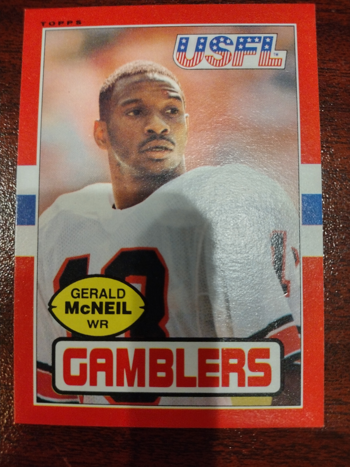 1985 GERALD McNEIL #46 Topps USFL NRMT MINT | eBay