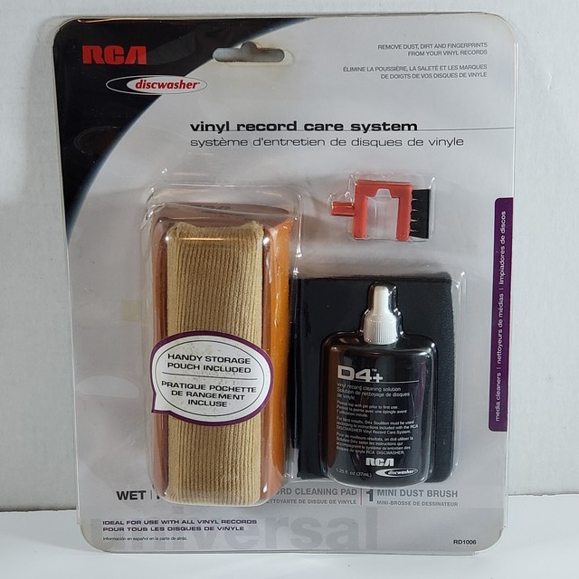 RCA RD1006 Discwasher Vinyl Record Cleaning Kit 012951516073 for sale ...