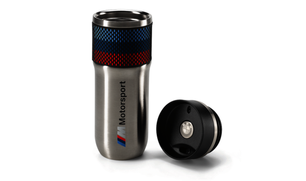 BMW M Motorsport 450 ml Thermo Mug - Black/Silver (80235A0A719) for ...