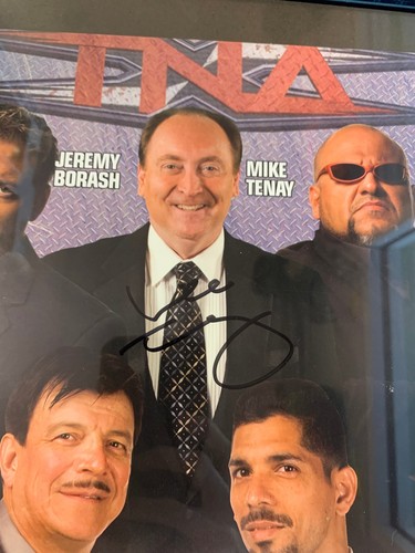 TNA MIKE TENAY ANNOUNCER AUTOGRAPHED FRAMED 11x15 | eBay