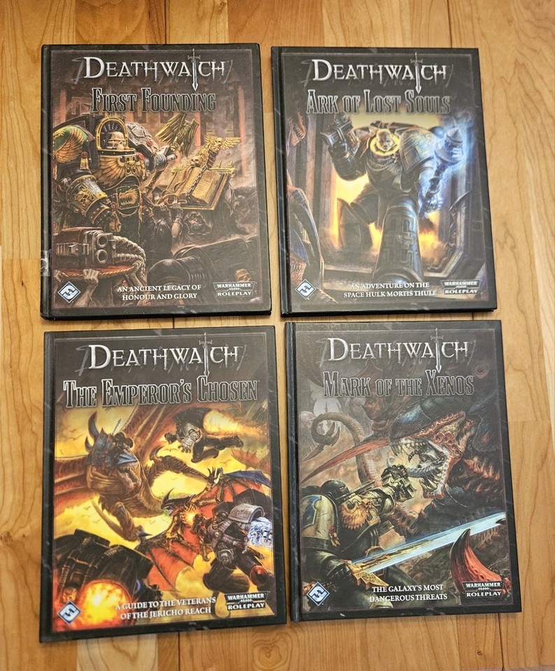 DEATHWATCH RPG - Fantasy Flight - Complete Book Collection - OOP | eBay