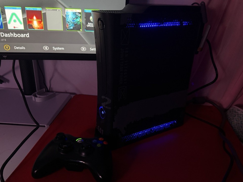 Custom Xbox 360 MW2 Edition 320gb - Phat Jasper - Plug N Play set! | eBay