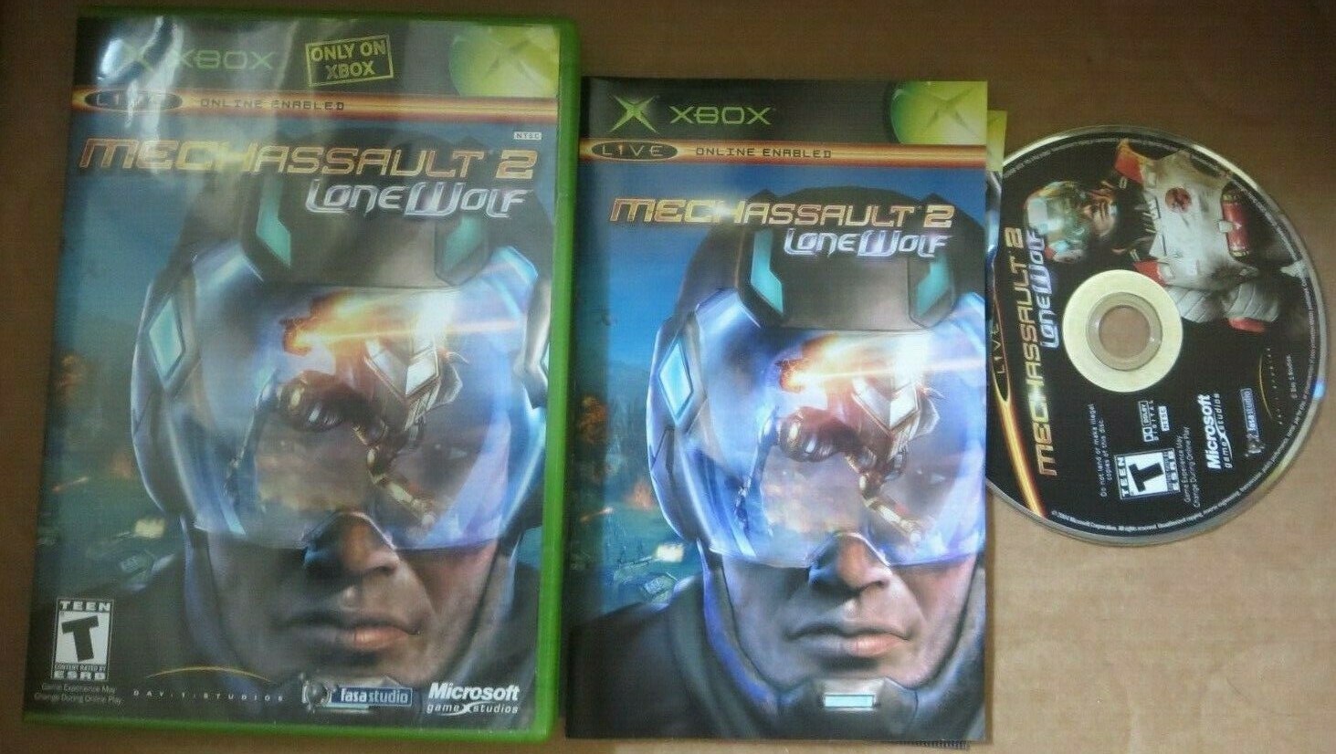 Xbox Mechassault 2 Lone Wolf original Xbox game complete with ...