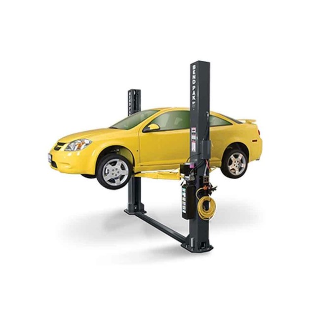 BendPak 9,000 lb 2 Post Short Drive on Chain Over Car Lift XPR-9S ...