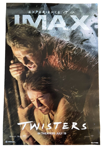 Twisters (2024) IMAX Limited Edition Movie Poster Print 912 of 1000 ...