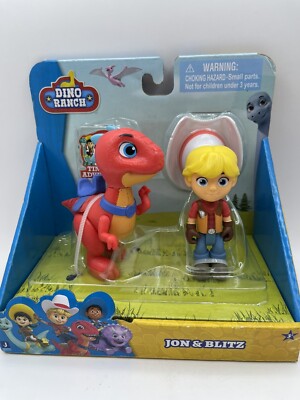 Dino Ranch TV Show Jon and Blitz Play Set Figures Disney Jr New | eBay