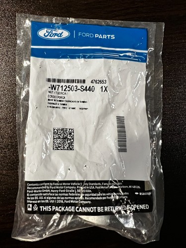 Ford W712503-S440 Stabilizer Link Nut Genuine OEM NOS Brand New In ...