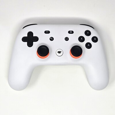 Google Stadia H2B Premiere Edition White Bluetooth Controller Gamepad ...