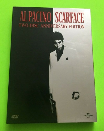 Scarface DVD Widescreen Two Disc Anniversary Edition Al Pacino Michelle ...