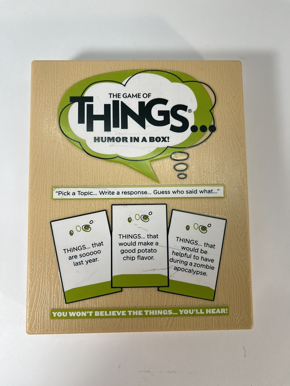 New Sealed The Game of Things Humor In A Box Cards Card Game | eBay