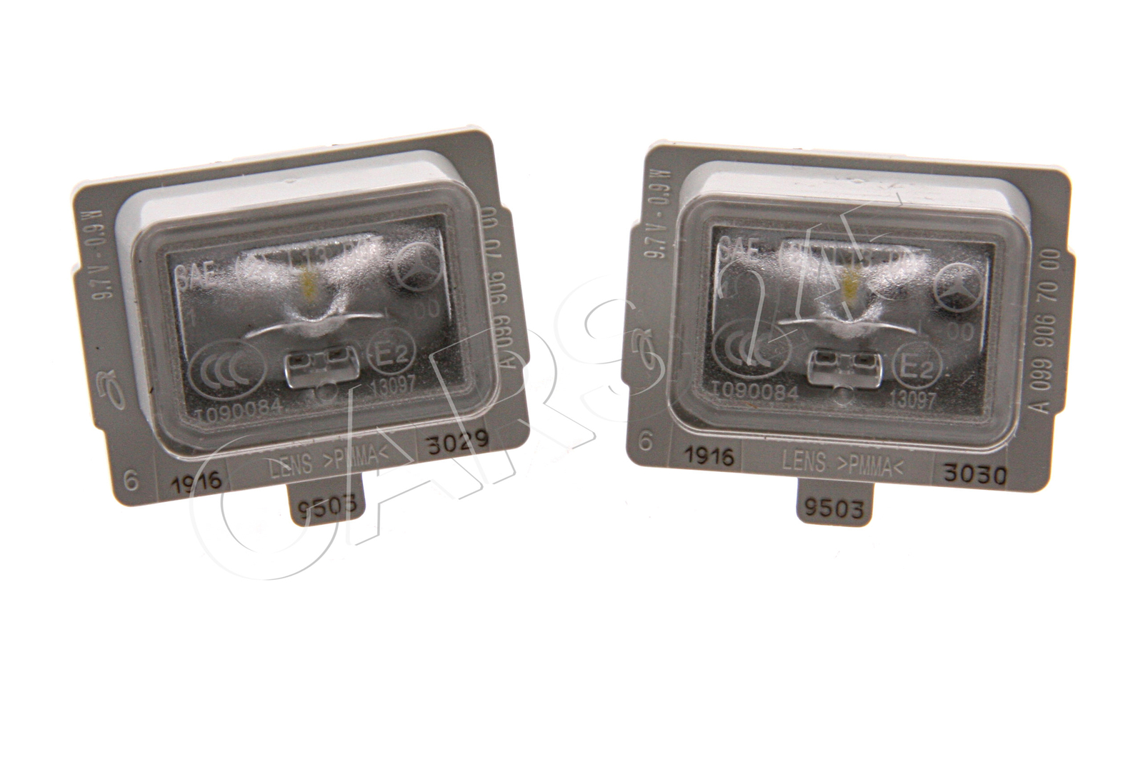 Genuine MERCEDES X222 A207 C207 C218 LED License plate lamp X2 ...