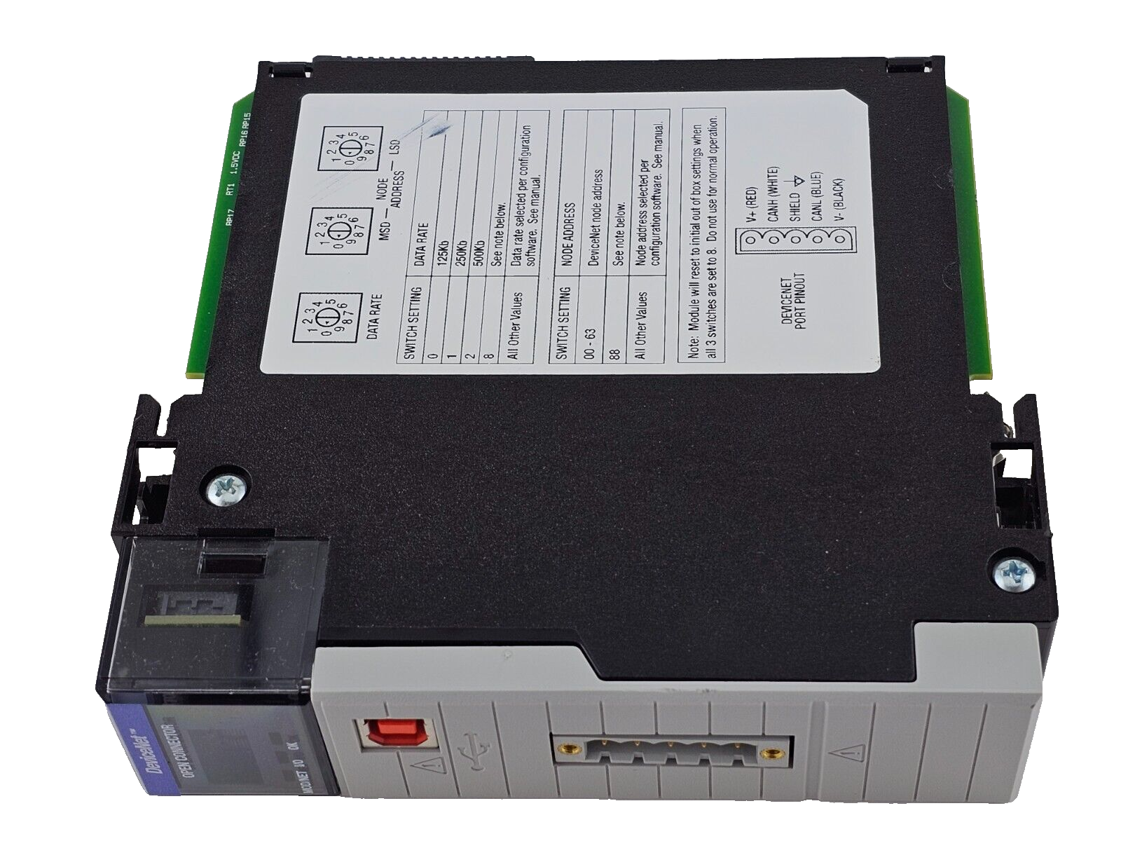 Allen Bradley 1756-DNB /E ControlLogix DeviceNet Communication Module ...