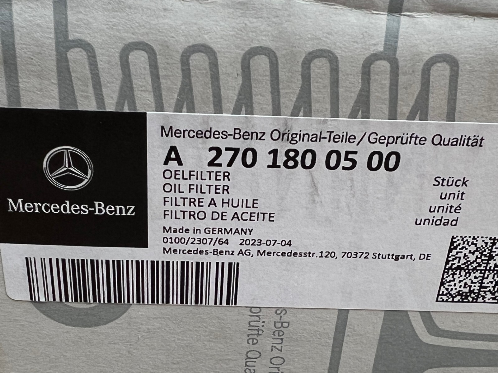 Mercedes Benz CLA GLA GLB-Class Oil Filter Housing W/Oil Cooler ...