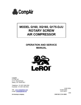 Air Compressors - Leroi Compressor