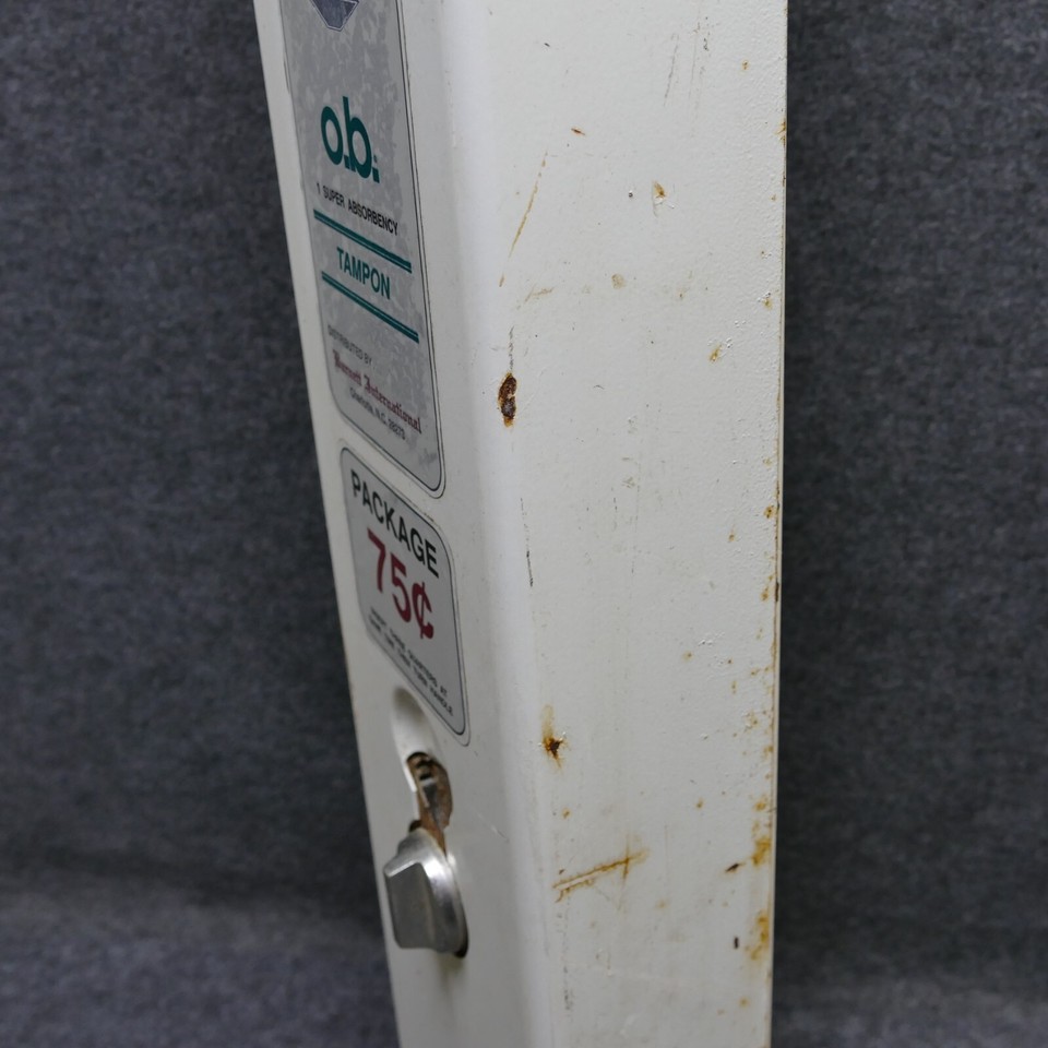 Vintage 1990s Tampon Or Condom Dispenser Machine Novelty Ad Vending 32 ...