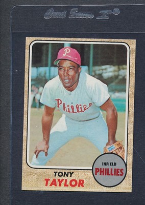 1968 Topps #327 Tony Taylor Phillies NM *2605 | eBay