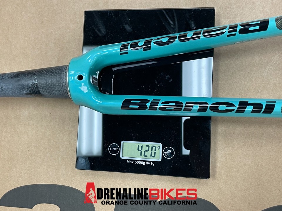 Bianchi Full Carbon Rim Brake Fork - Tapered - New & Uncut | eBay