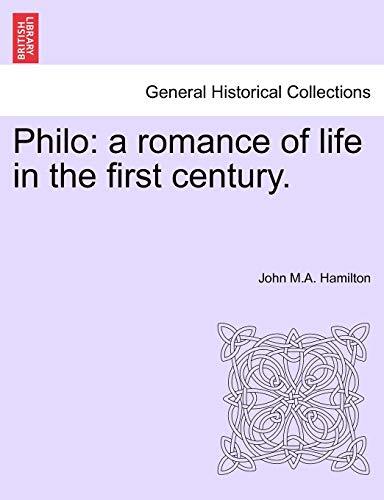 Philo: a romance of life in the first century. 9781241577957| eBay