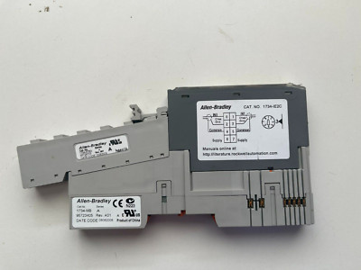 USED Allen Bradley 1734 -IE2C POINT I/O WITH 1734-MB AND 1734-RTB3 BOX ...
