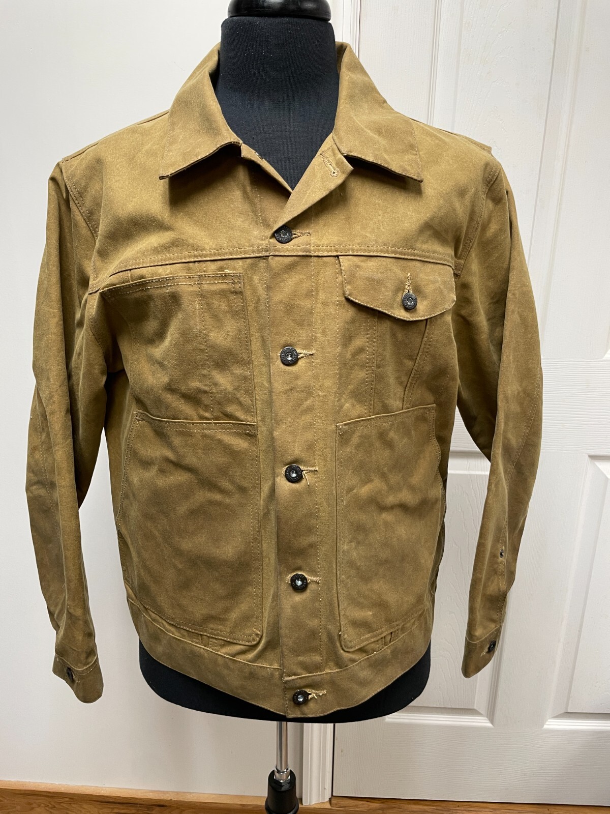 Filson TIN CLOTH Short UNLINED Cruiser Jacket Mens LA… - Gem