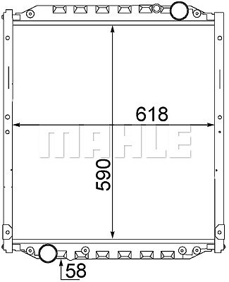 MAHLE BEHR HGV Radiator [CR1552000S] AU 4057635097871 | eBay Australia