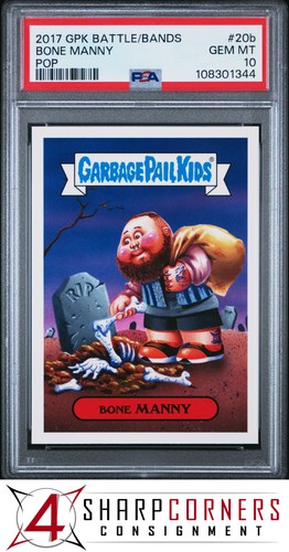 2017 GARBAGE PAIL KIDS BATTLE OF THE BANDS POP #20b BONE MANNY POP 1 ...