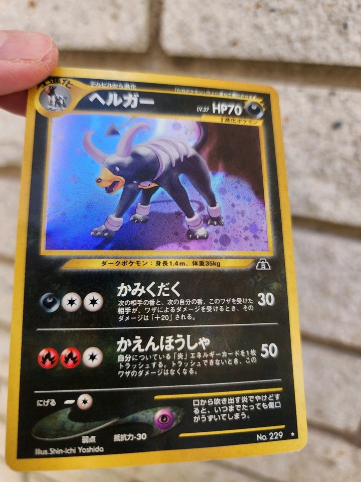 Houndoom Crossing the Ruins... Holo (Japanese) | eBay
