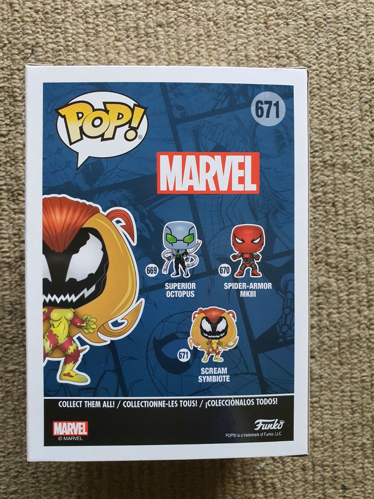 Scream Symbiote Marvel 671 Funko | eBay Australia