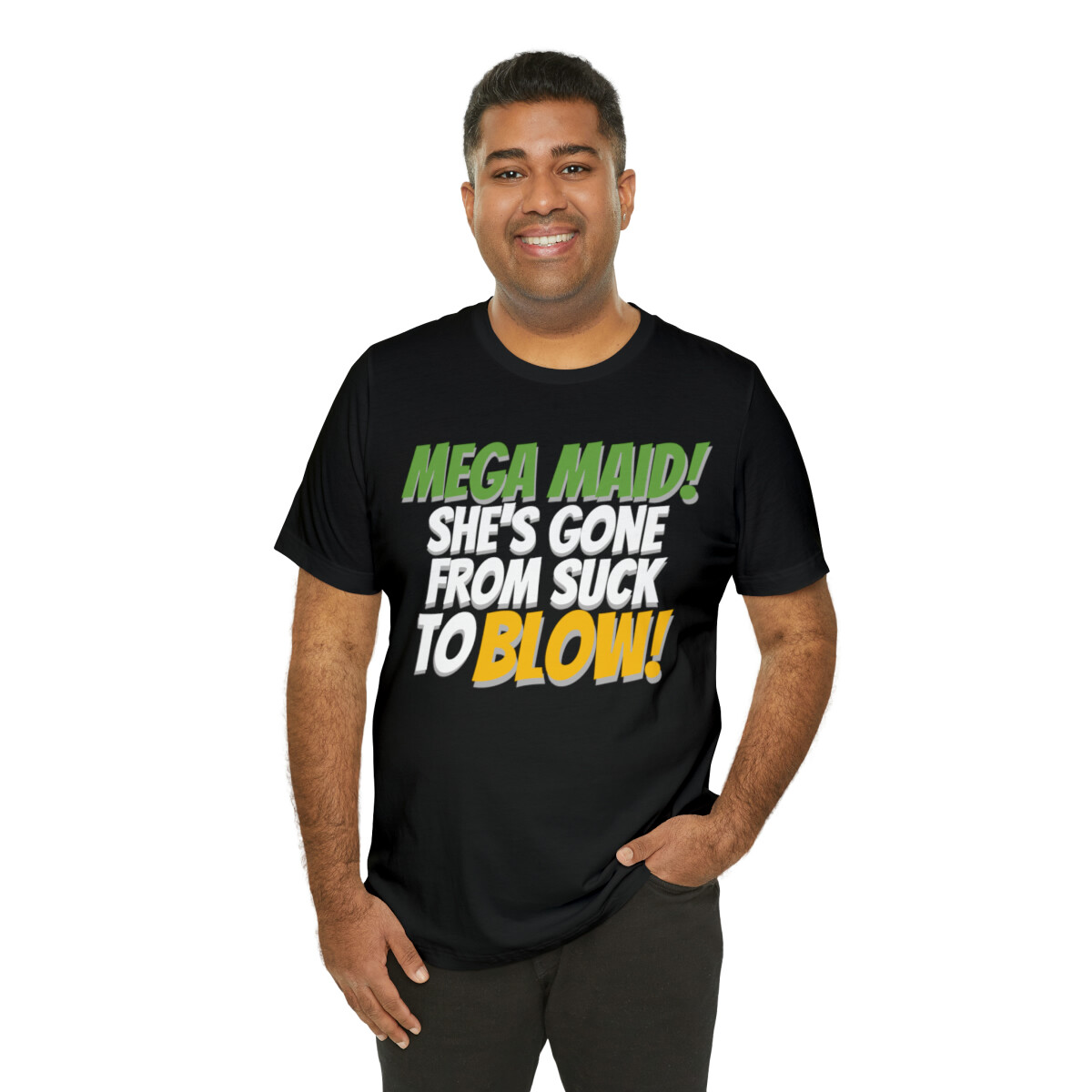 Unisex Jersey Short Sleeve Tee Spaceballs movie Quote ~ Mega Maid! She ...