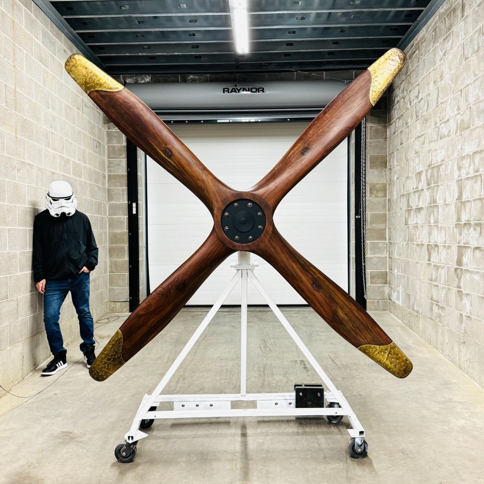 104" Paragon WWI 4-Bladed Curtiss HS NAVY Flying Boat Wooden Airplane ...
