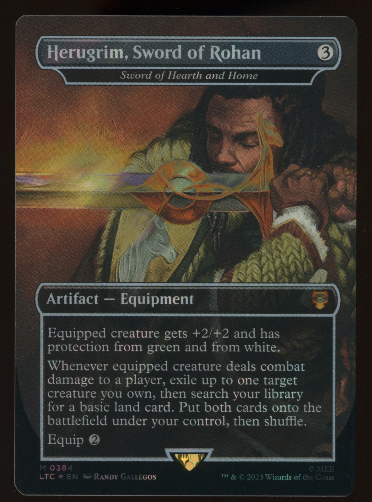 Herugrim, Sword of Rohan - SURGE FOIL - MTG LOTR: Tales of Middle-Earth ...