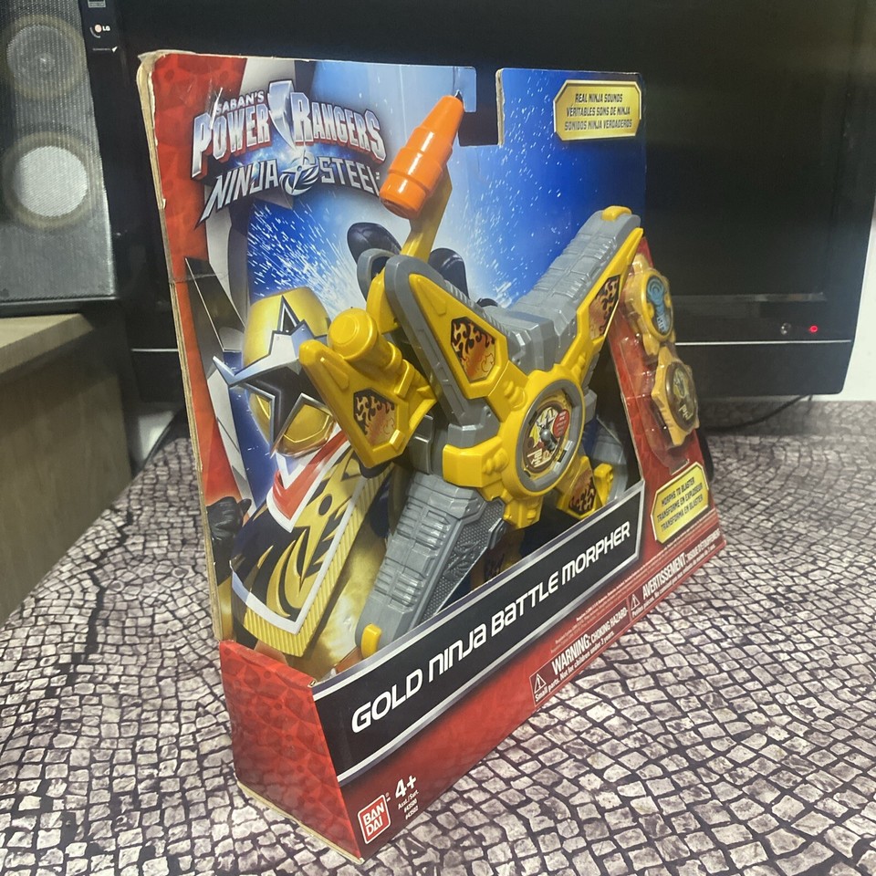 Power Rangers Ninja Steel Gold Ninja Battle Morpher Ninja Stars ...