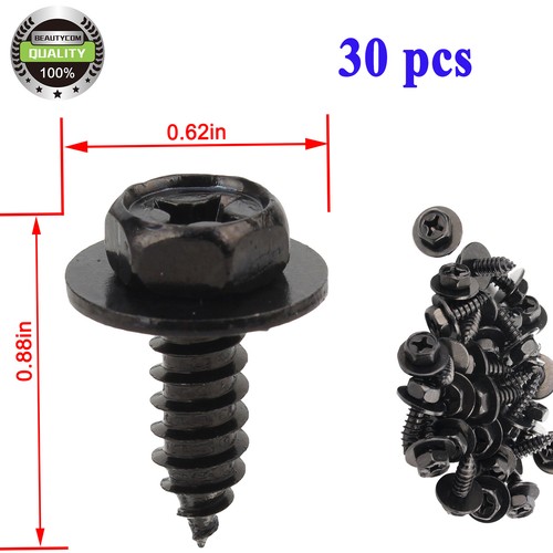 Fender Liner Screws Compatible For 30 pcs 9015960498 2014-2019 Toyota ...